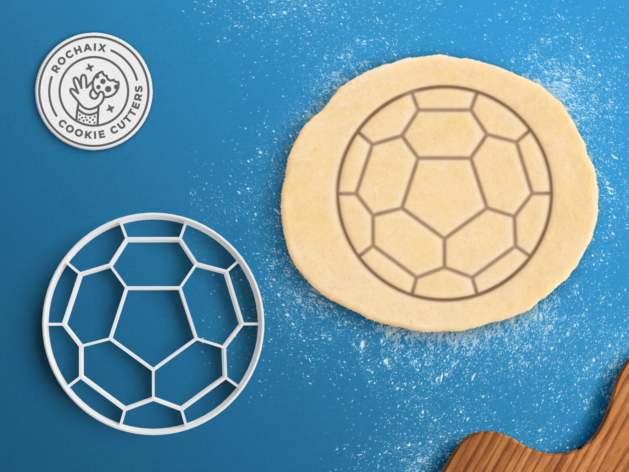 Soccer Ball Cookie Cutter – Football Cookie Cutter Soccer Cookie Cutter ...