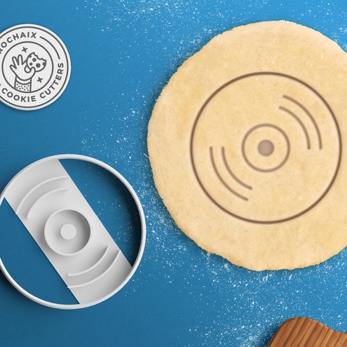 Vinyl Player Cookie Cutter Bakerlogy Biscuit Cutters Record - Etsy Israel