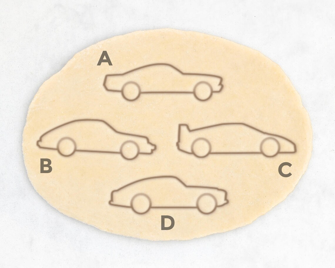 Sports Car Cookie Cutter Set Muscle Car Cookies Classic Car | Etsy