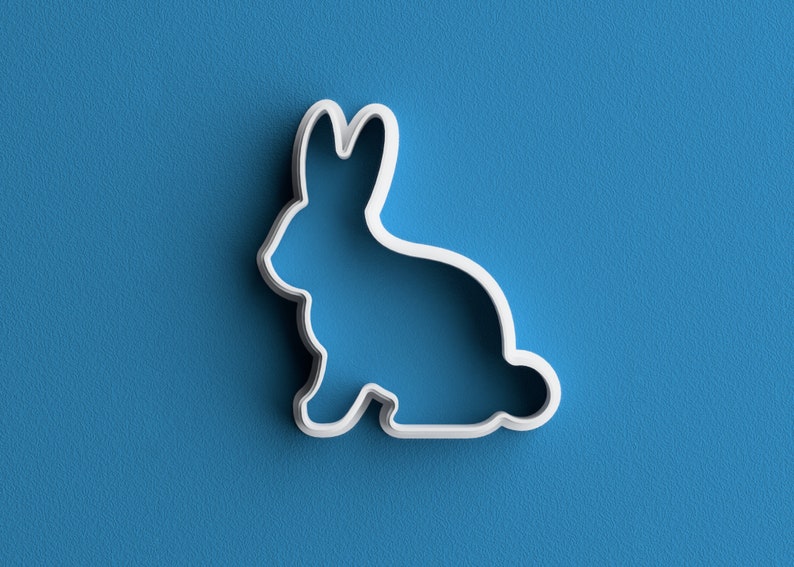 Bunny Cookie Cutter Rabbit Cookie Cutter Baby Bunny Cookie - Etsy