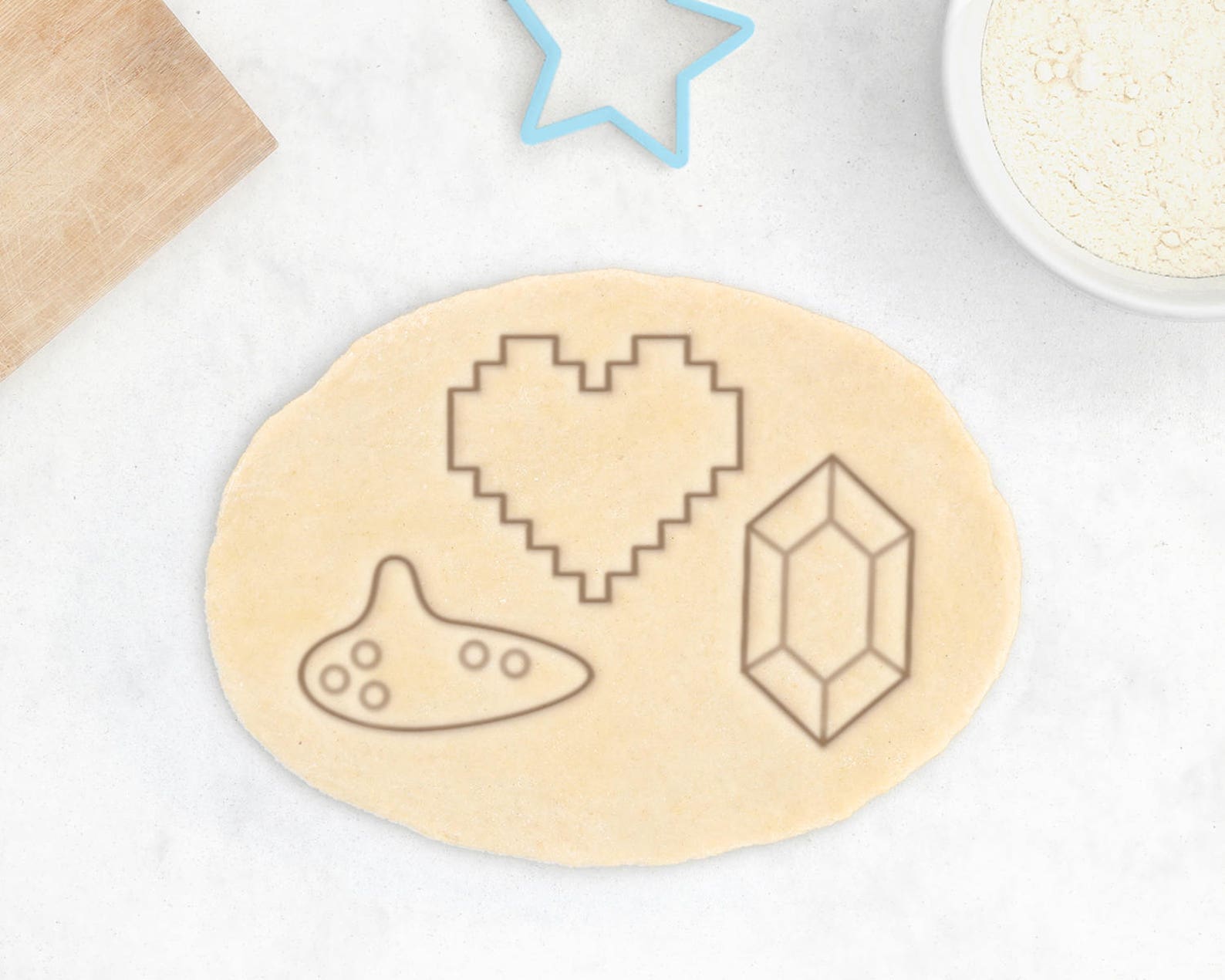 Pixel Heart Cookie Cutter Geek Cookies Retro Video Game Gift | Etsy