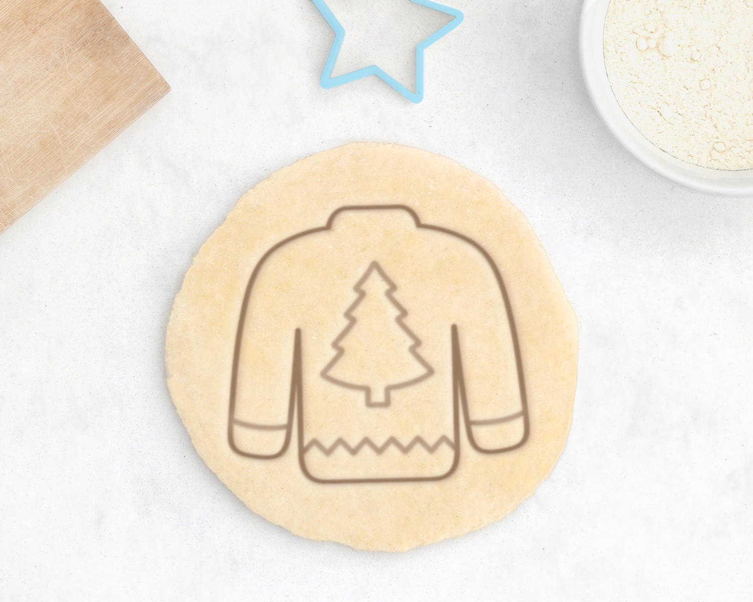 Ugly Christmas Sweater Cookie Cutter Christmas Cookies | Etsy