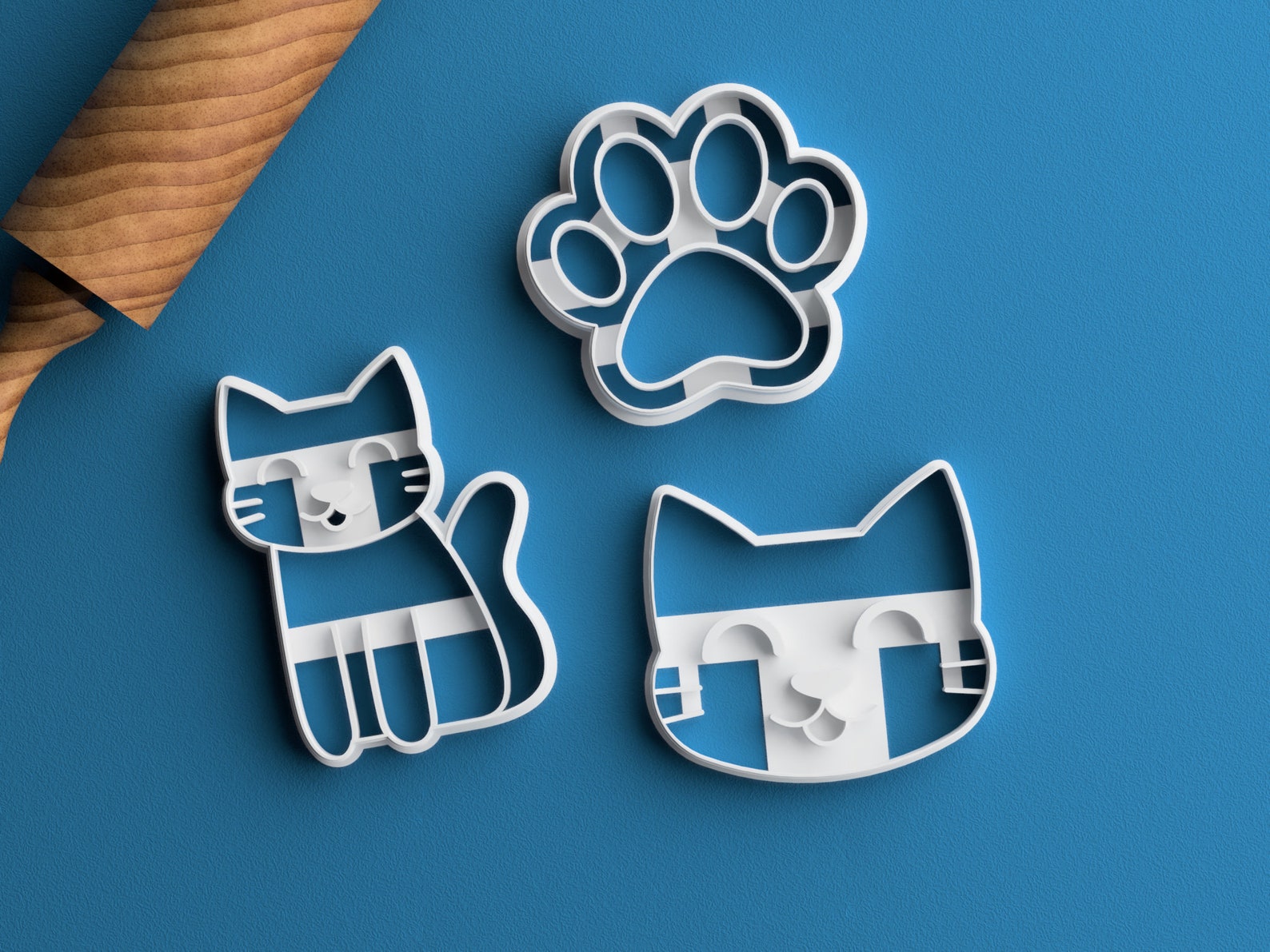 Cat Cookie Cutter Cute Cat Paw Cookie Cutter Crazy Cat Lady - Etsy