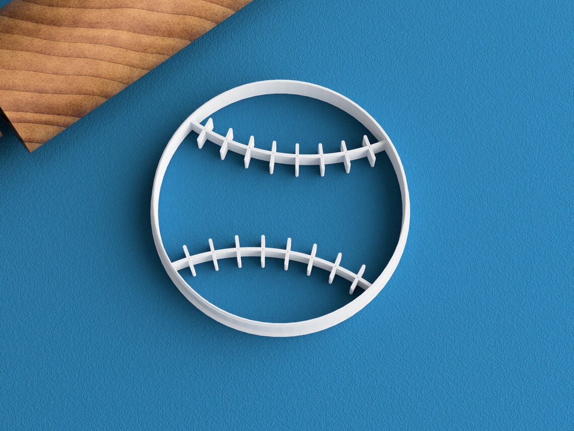 Baseball Cookie Cutter Set Baseball Bat Cookie Cutter - Etsy