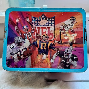 1978 NFL Football Lunchbox American Conference Cowboys Greenbay Rams ...