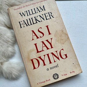 1957 as I Lay Dying William Faulkner Book Classic Literature Novel ...