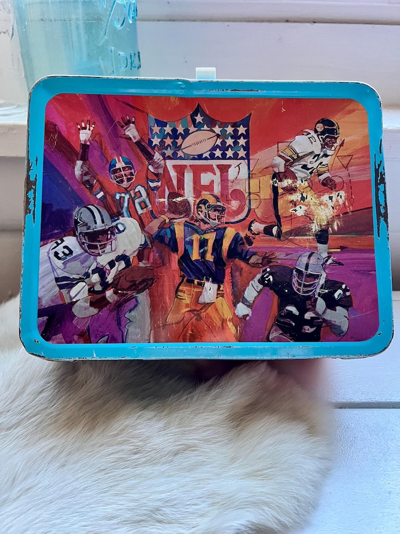1978 NFL Football Lunchbox: Vintage Sports Memorabilia - Etsy