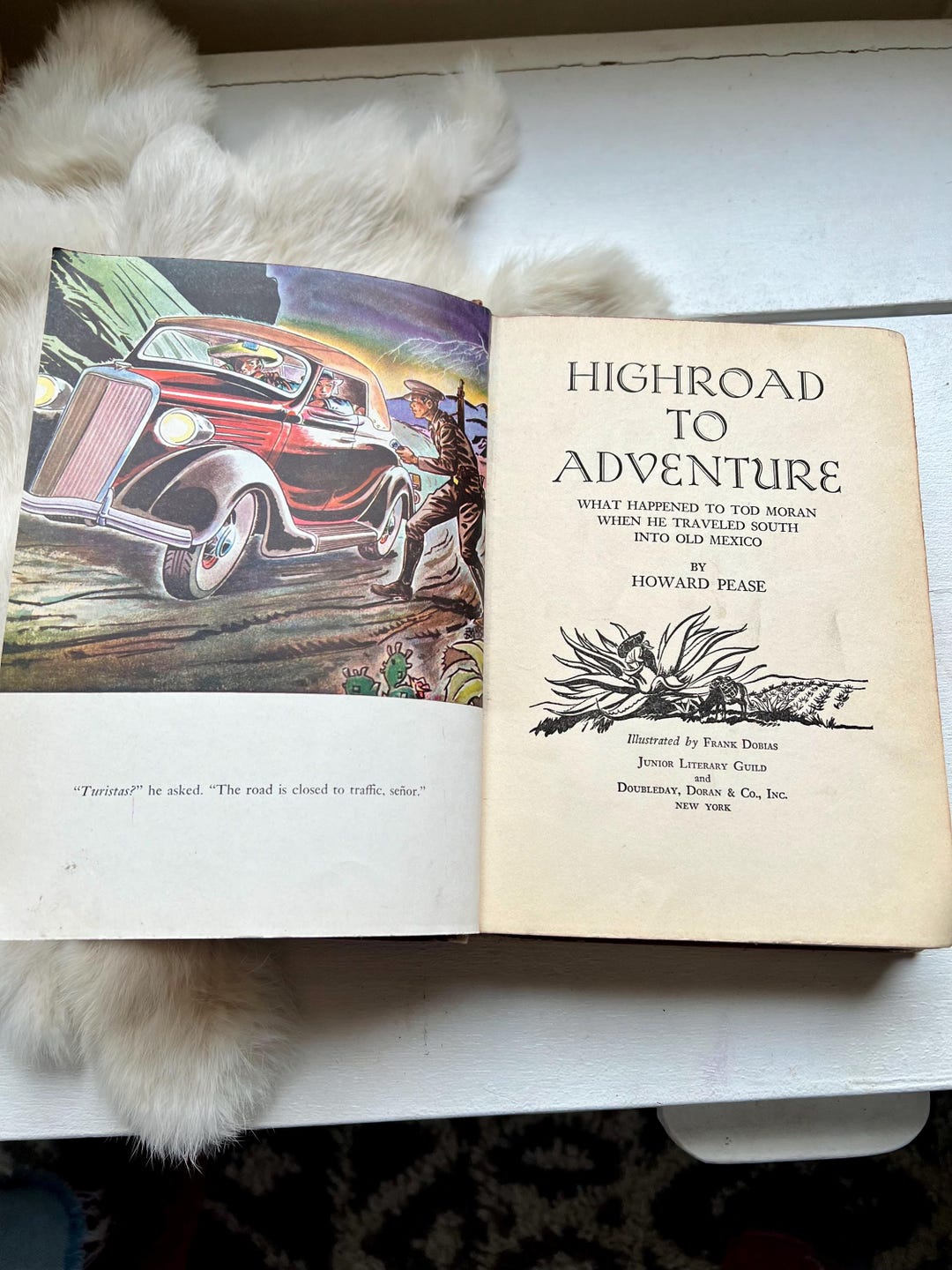 1939 High Road to Adventure Howard Pease Mexico First Edition Western ...