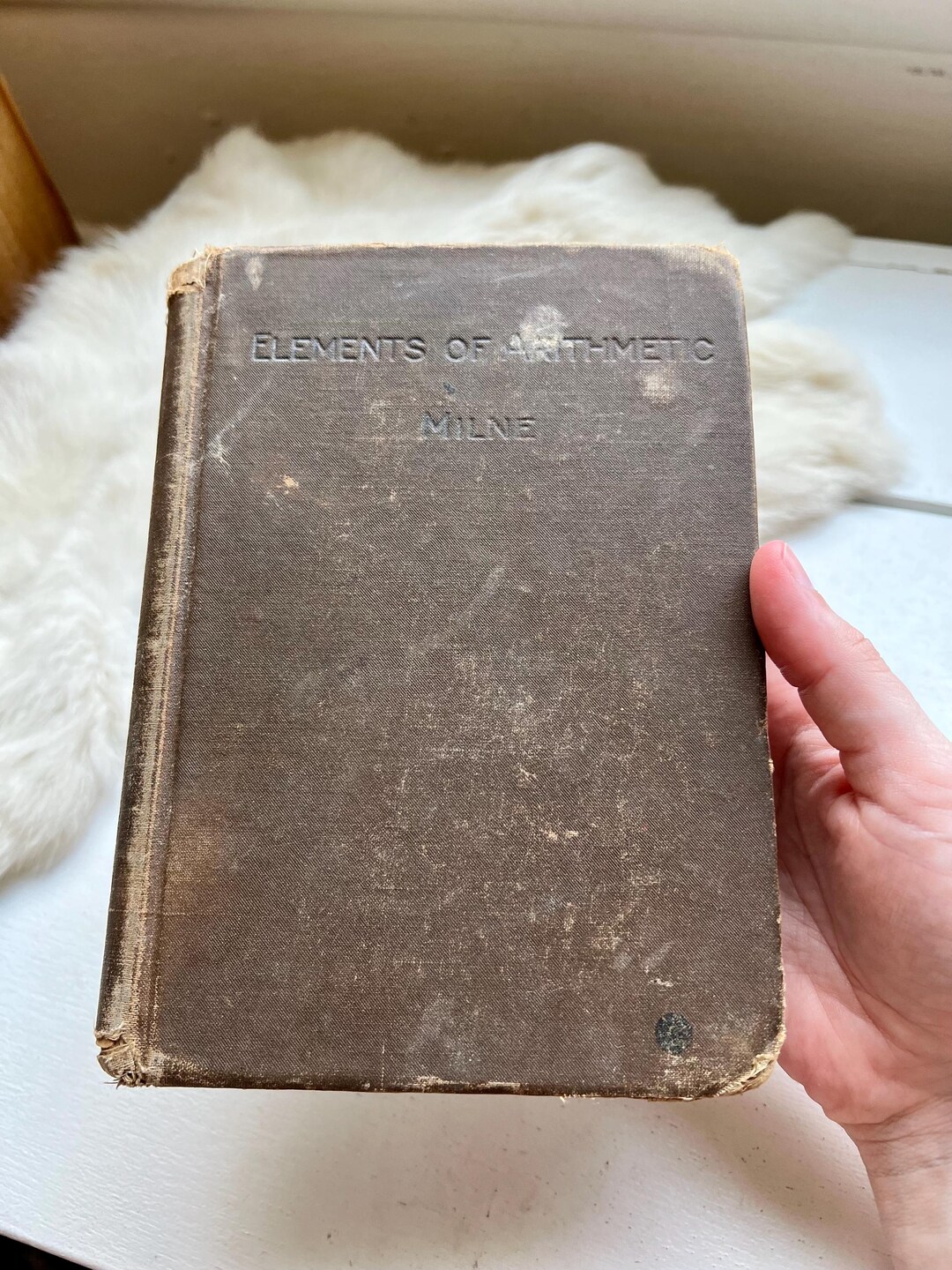 1893 Elements of Arithmetic: Antique Math Textbook, First Edition - Etsy