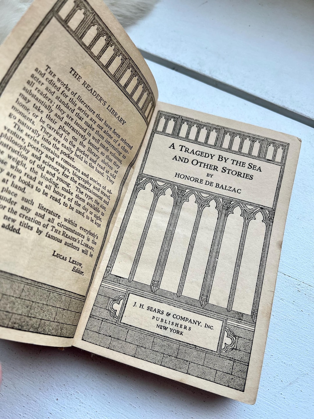 1800s Honore De Balzac Book: Tragedy by the Sea, Antique Literature - Etsy
