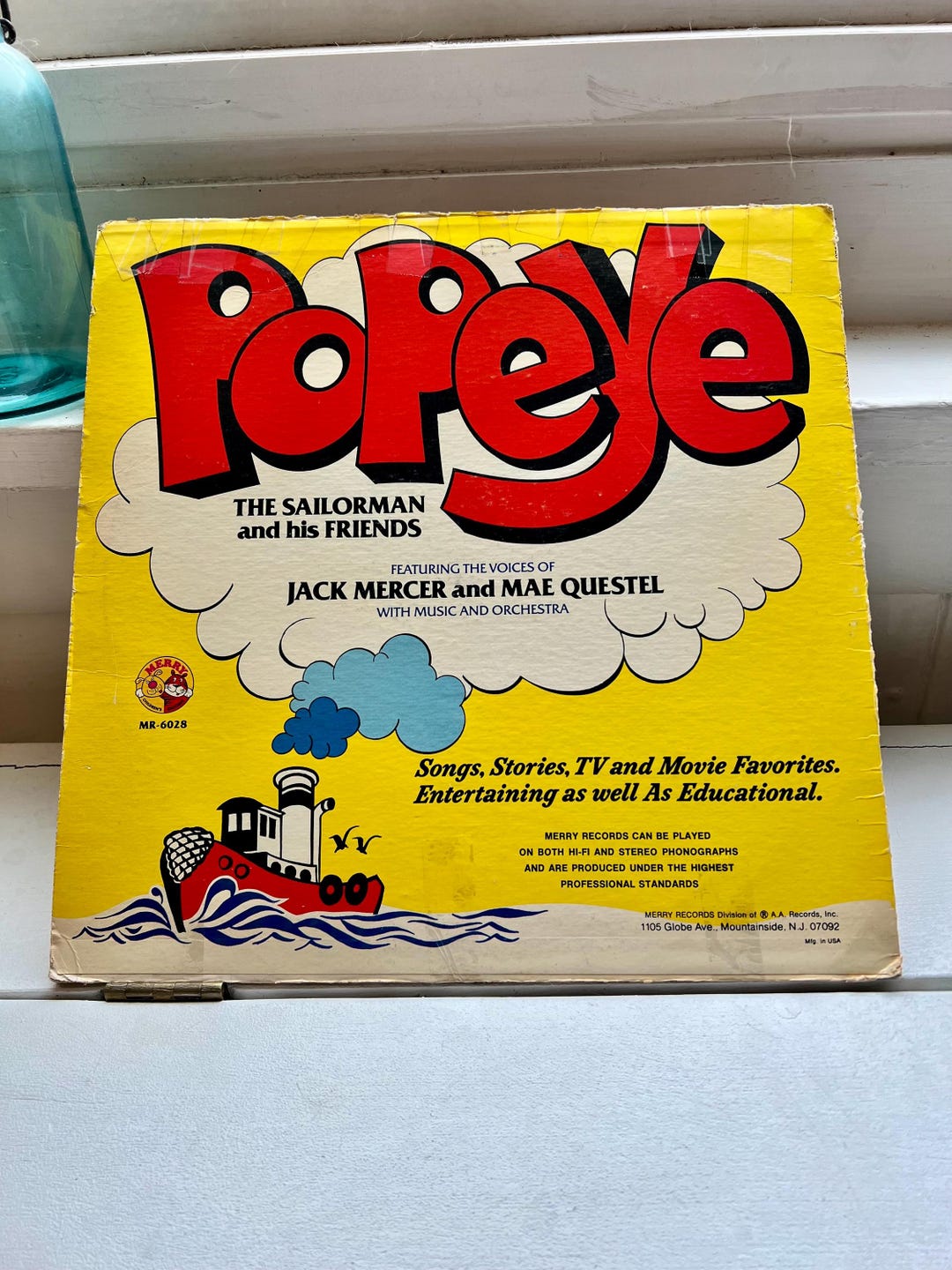 1981 Popeye the Sailorman and His Friends Vinyl Record Album Merry ...