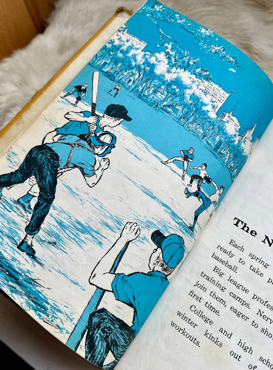 1965 the Game of Baseball Book Sports MLB Children Kids Illustrated ...