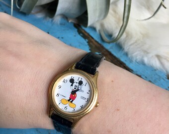 Gold Mickey Watch - Etsy