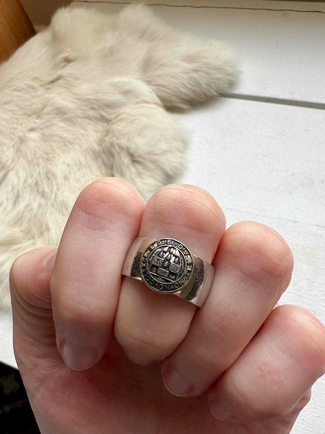 Sterling Silver Class Ring Lemoyne College Syracuse New York Ring ...