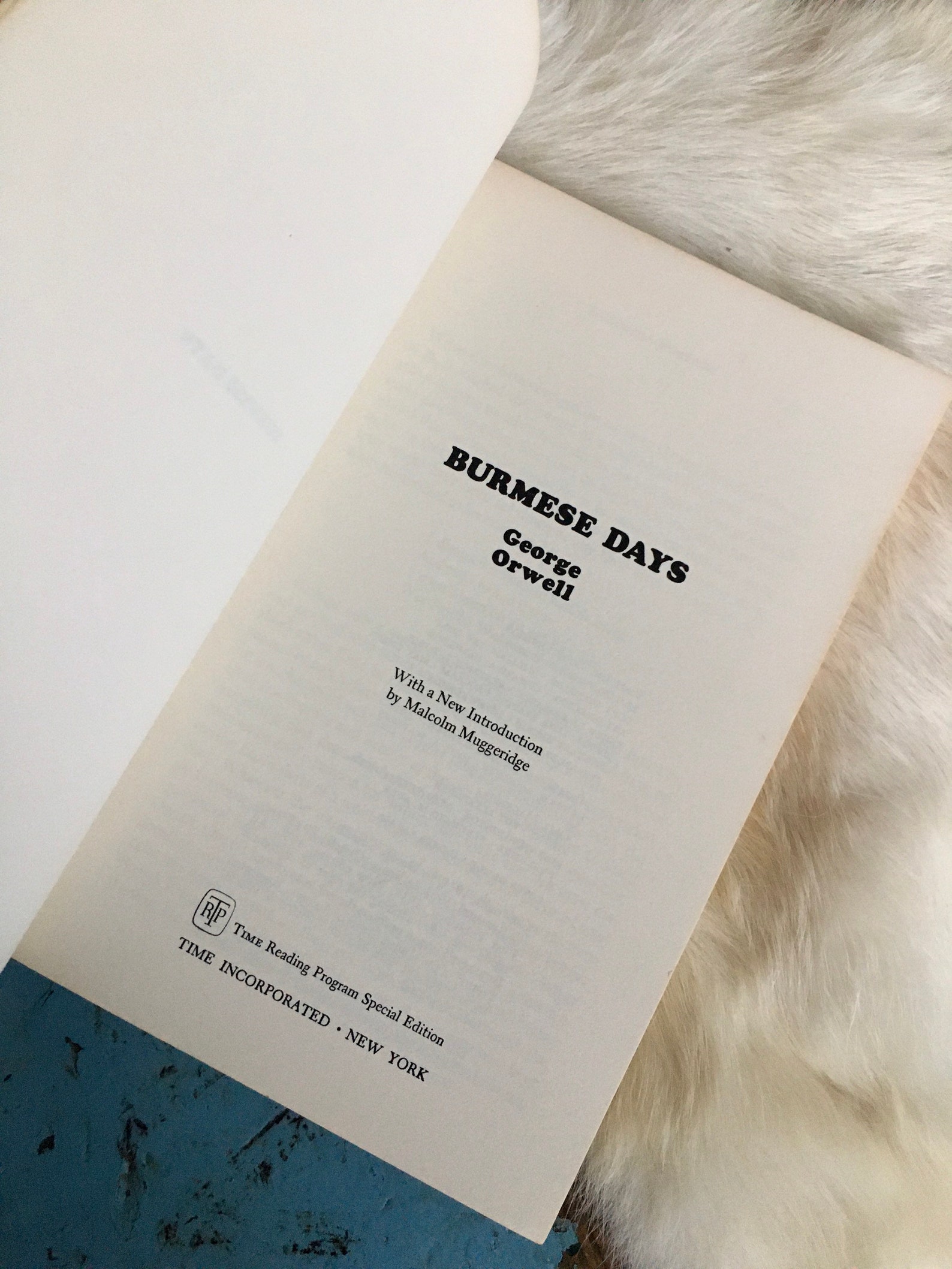 1962 Burmese Days Book by George Orwell Political Burma - Etsy
