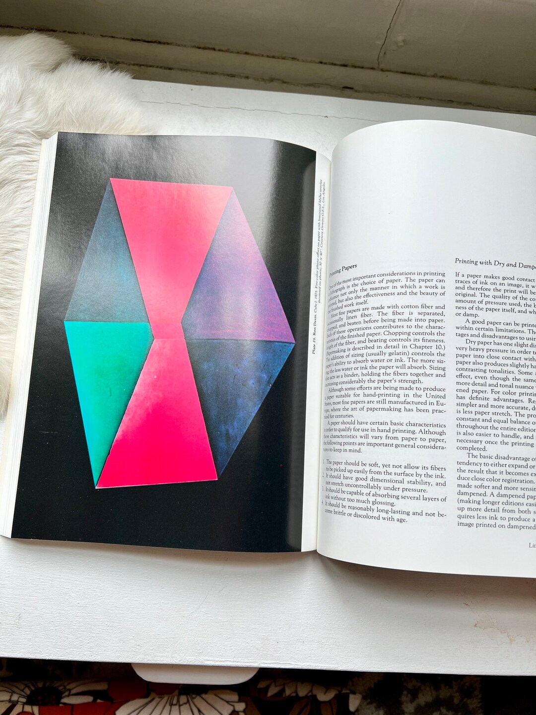 1978 Printmaking Book Art Design How to History Screen Design Abstract ...