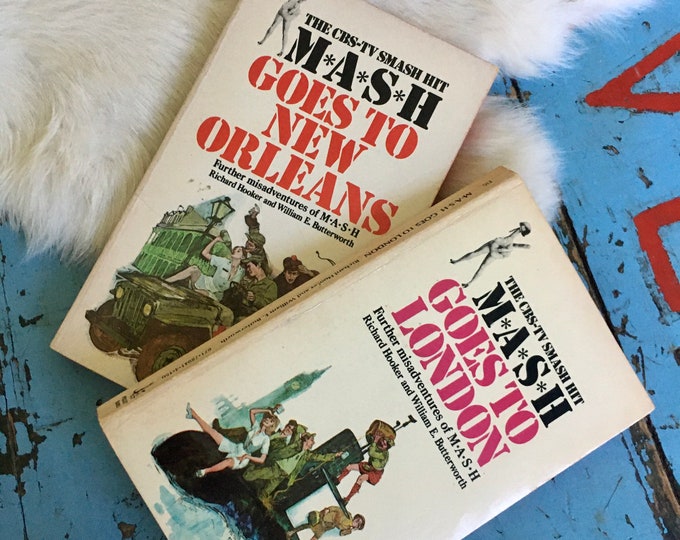 1975 MASH Book Set Mash Goes to New Orleans London Vietnam Book ...