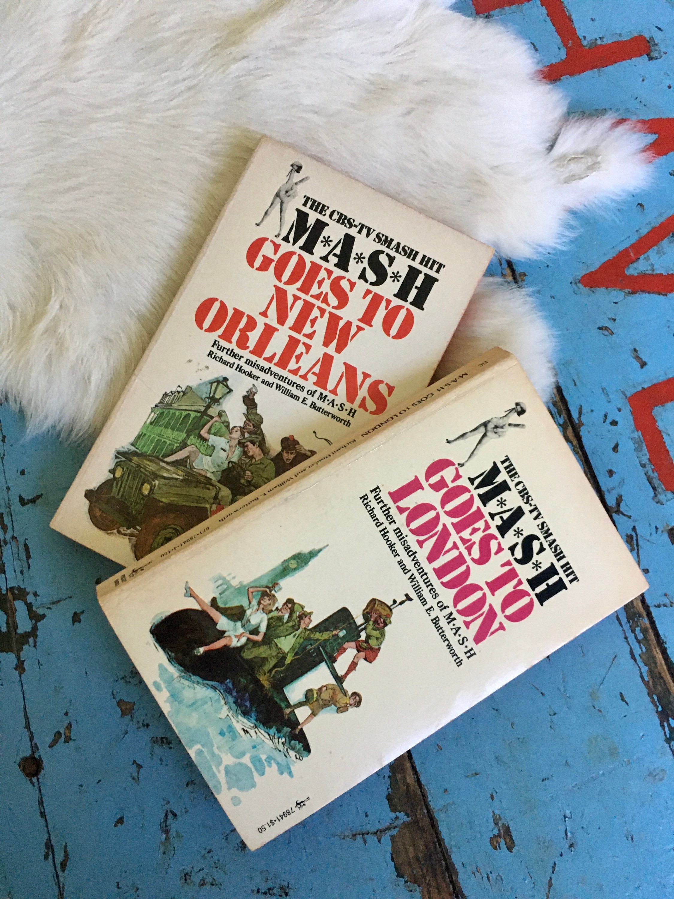 1975 MASH Book Set Mash Goes to New Orleans London Vietnam - Etsy
