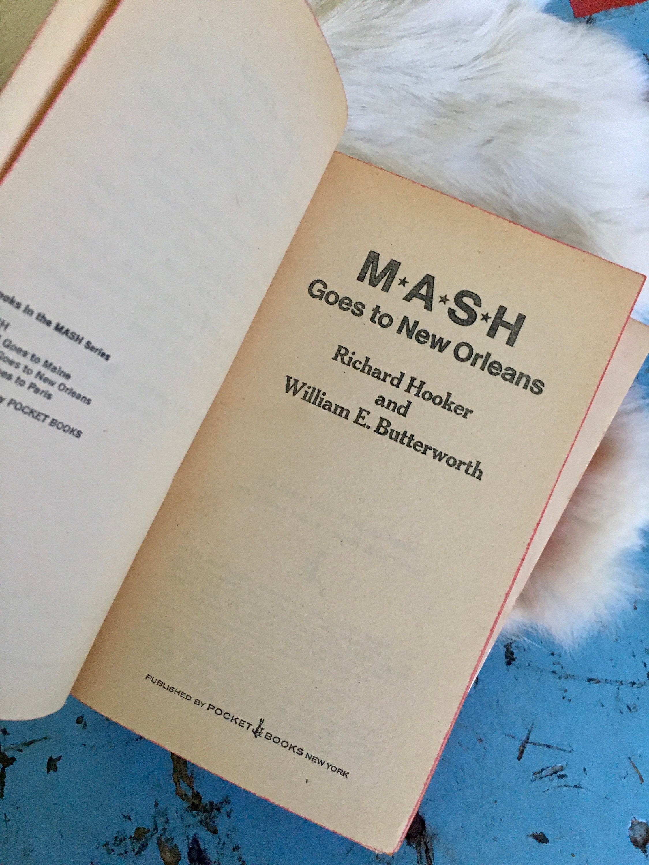 1975 MASH Book Set Mash Goes to New Orleans London Vietnam - Etsy