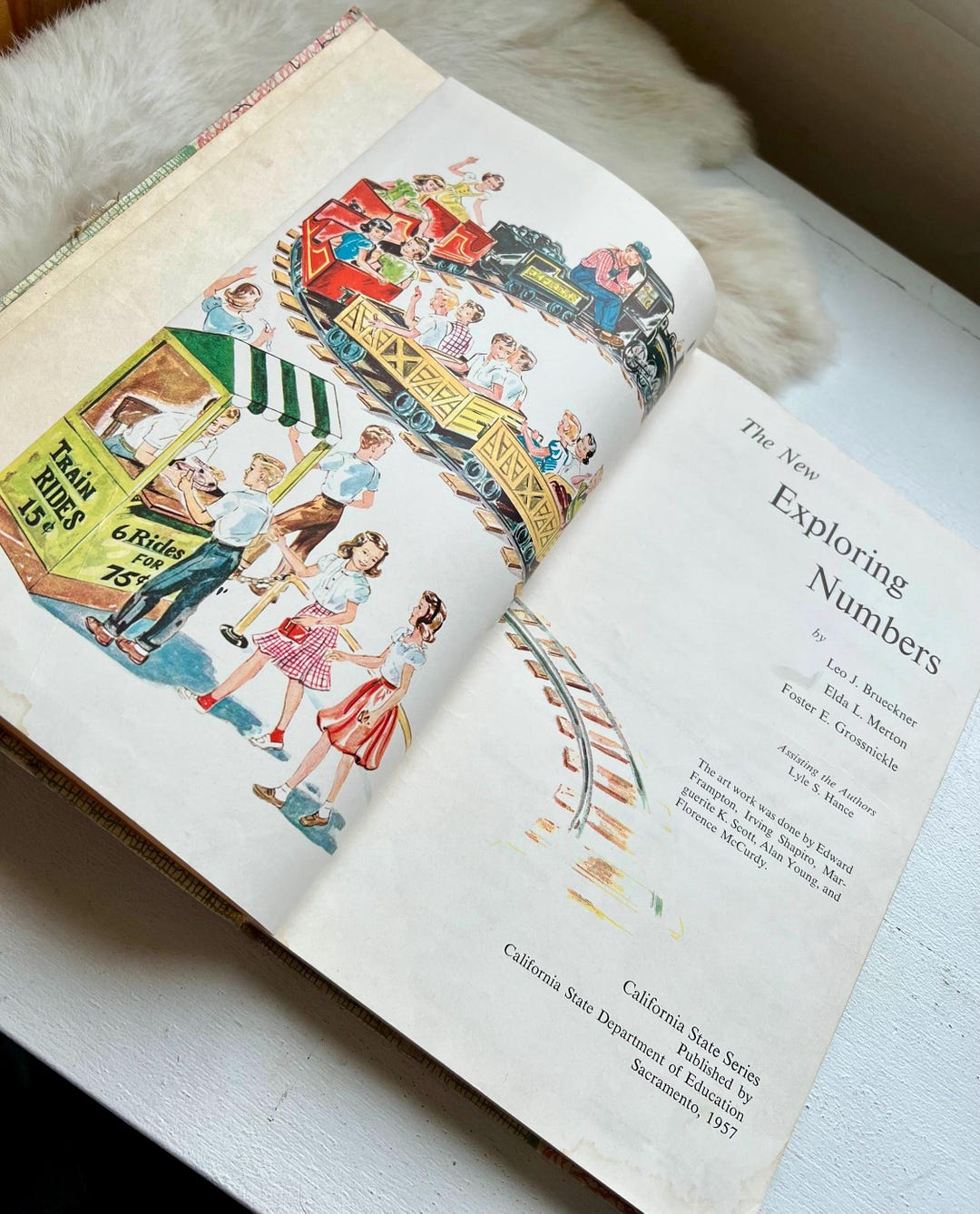 1957 the New Exploring Numbers Mathematics Elementary School Book ...