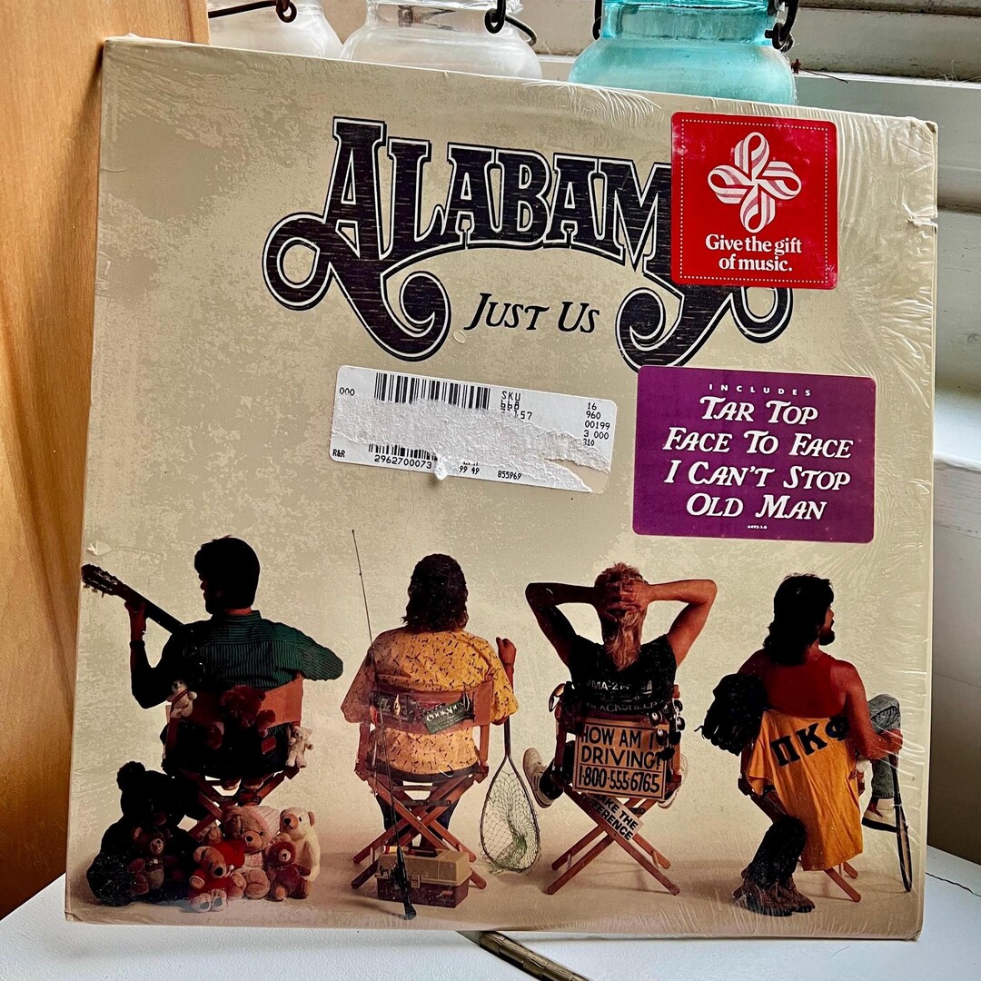 Alabama - Just Us Vinyl Record - 1987 Southern Rock Album - Etsy