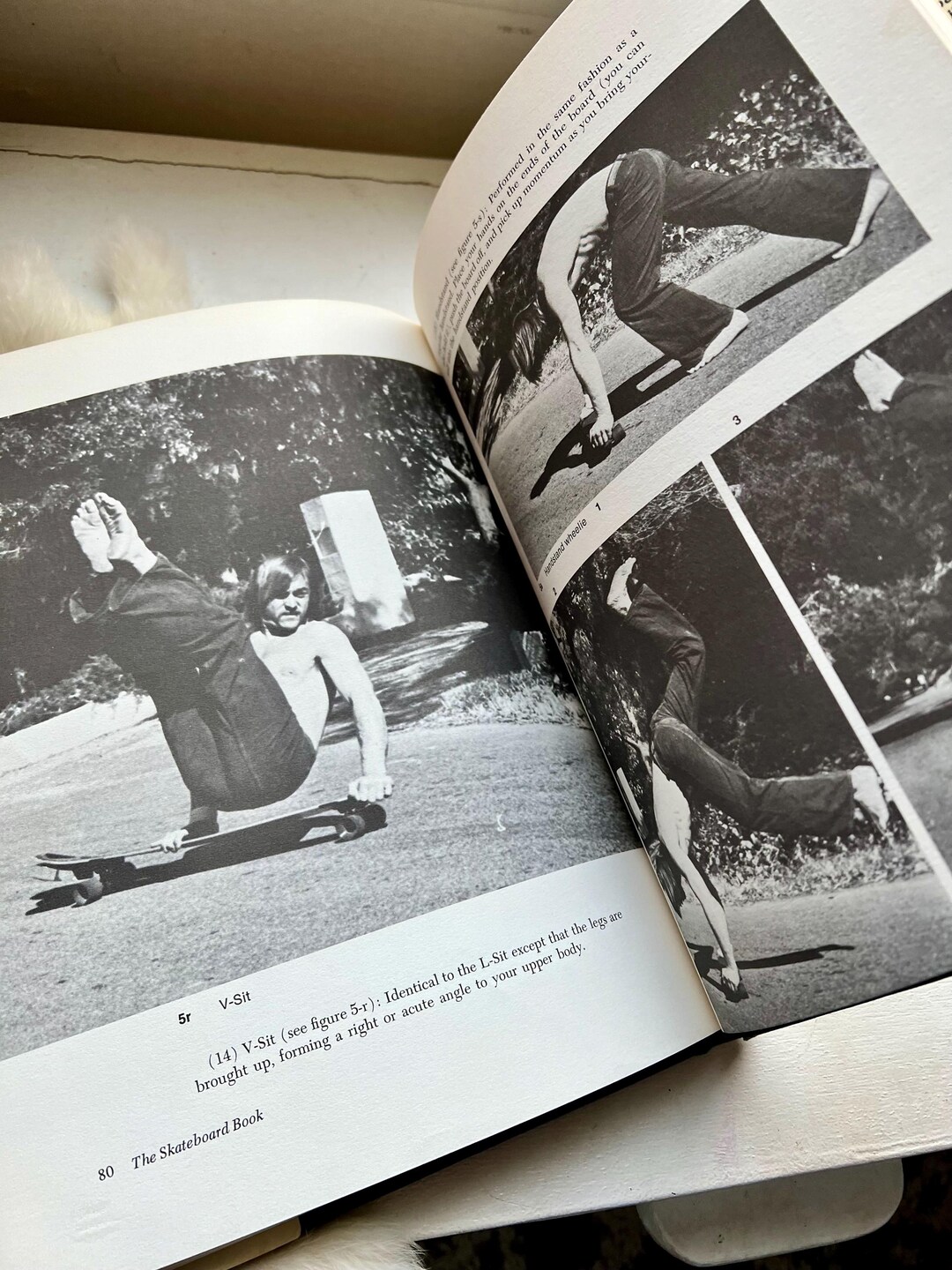 1976 Skateboard Book Vintage How to Skateboarding X Games Handstand ...
