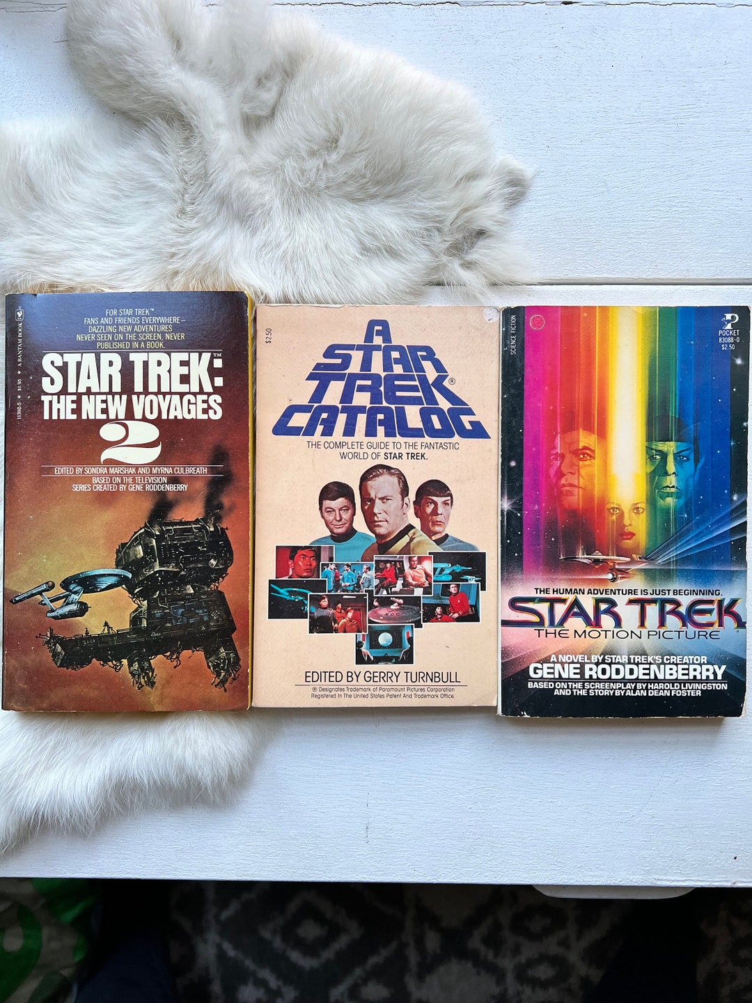 1970s Star Trek Book Set Trio UFO Aliens Mars Science Fiction Movies ...