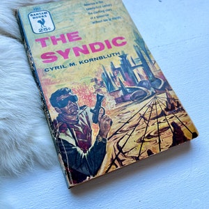 1955 the Syndic Cyril Kornbluth Book Sci Fi Space Nerd Gift Rare Book 1950s Books Home Decor ...
