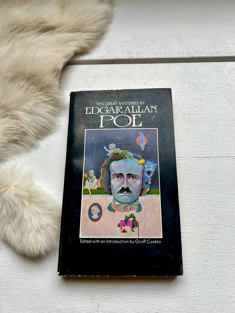 1960 Edgar Allan Poe Book: Ten Great Mysteries, Gothic Horror Poems - Etsy