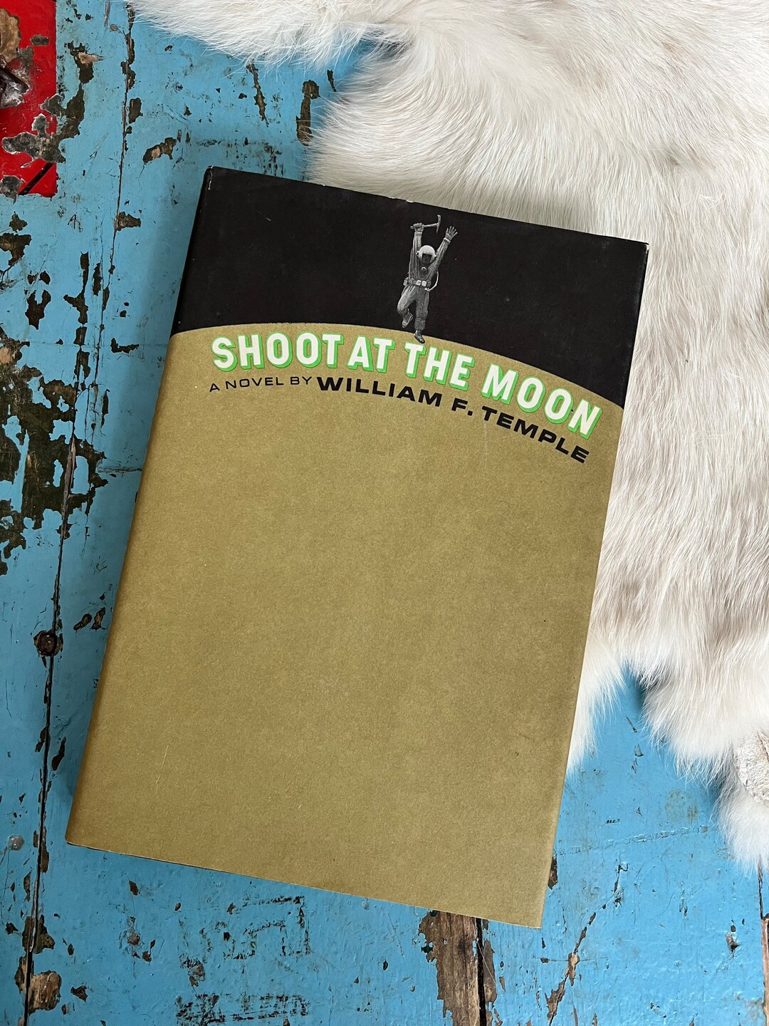 1966 Shoot at the Moon Science Fiction Book 1960s Book Home Decor ...