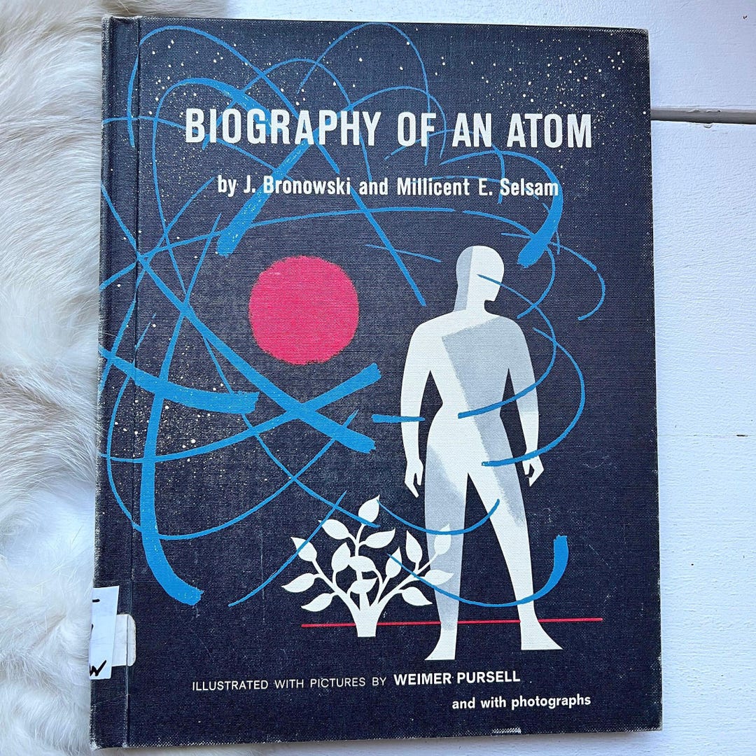 Biography of an Atom: 1962 Illustrated Science Book - Etsy