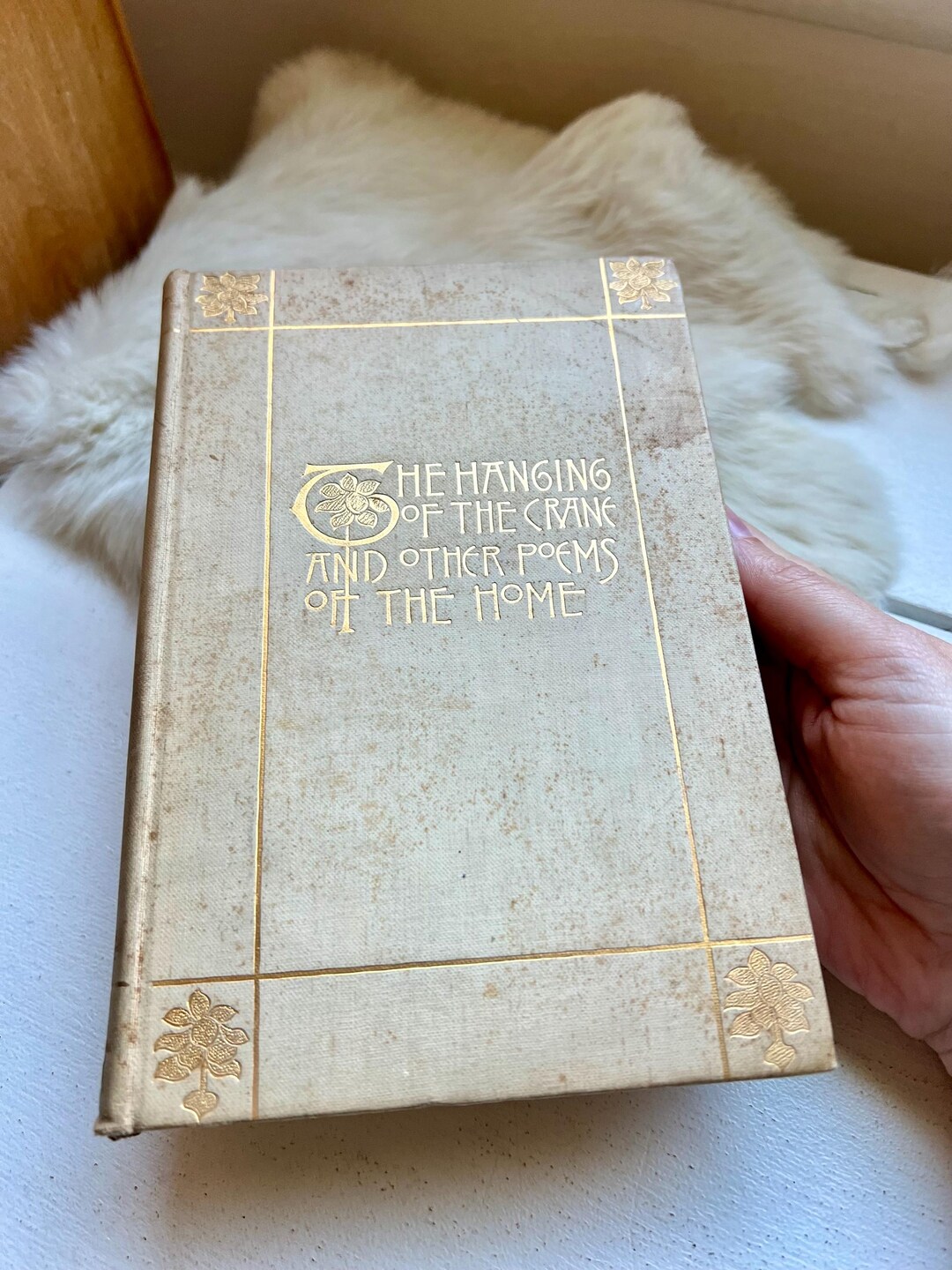 1893 Antique Poetry Book: Longfellow, the Hanging of the Crane - Etsy