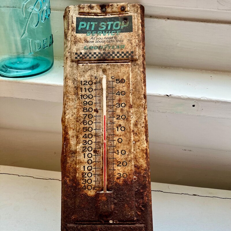 Vintage Thermometer - Etsy