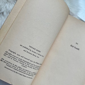 1957 as I Lay Dying William Faulkner Book Classic Literature Novel ...