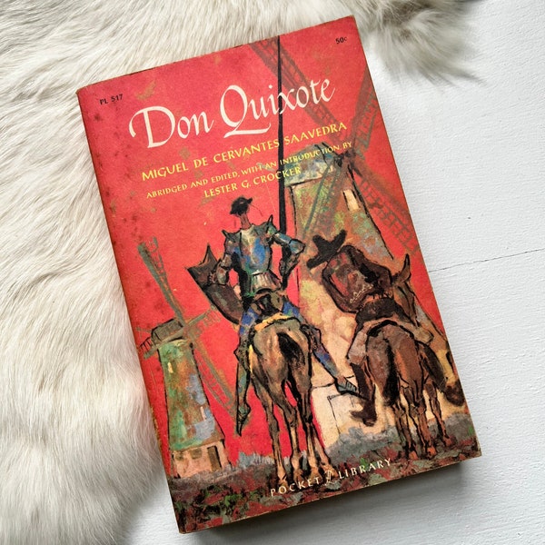 Antique Don Quixote Book - Etsy