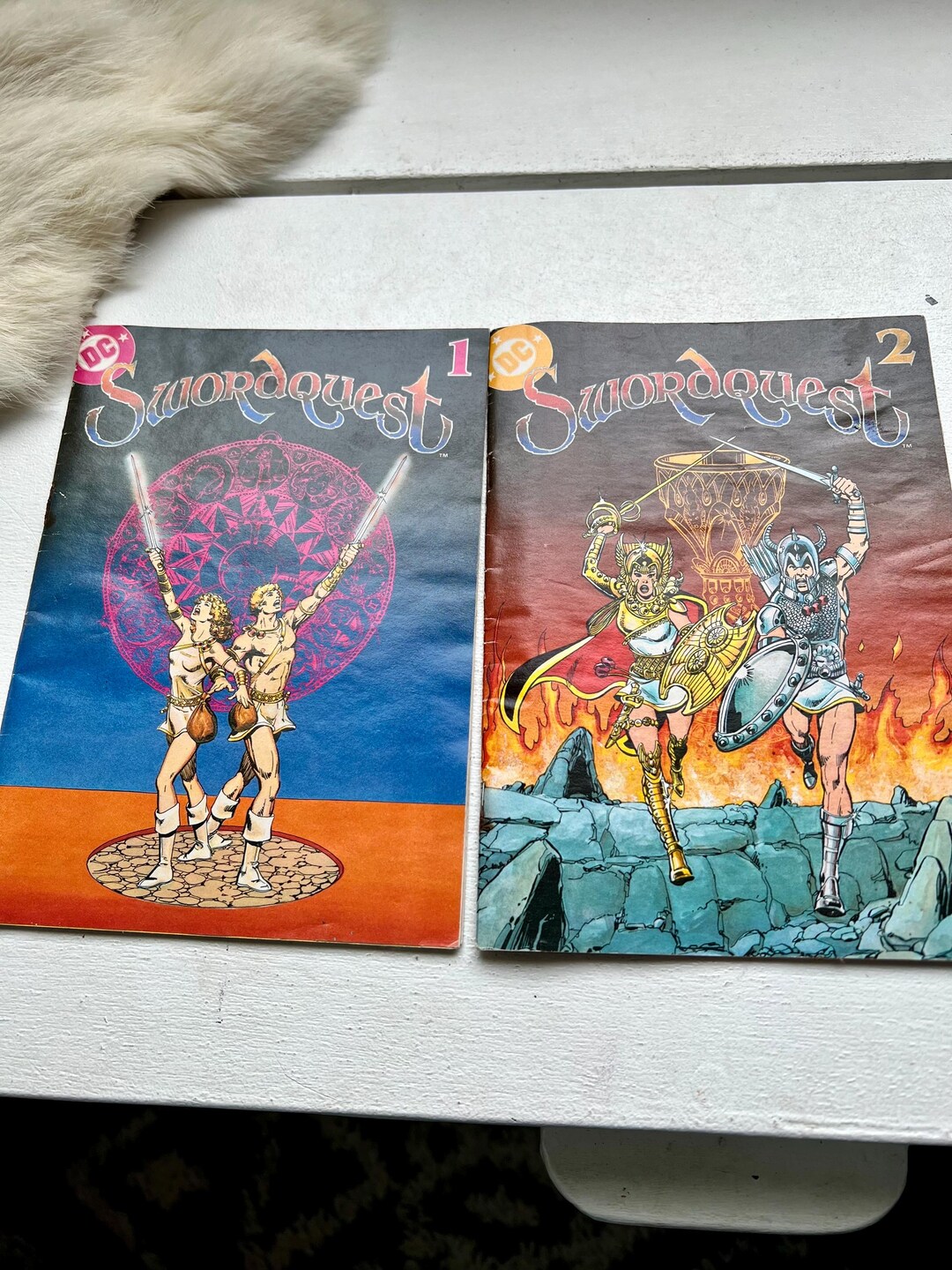 1982 Swordquest DC Comic Book Atari Game Magazine Home Decor Vintage Father Dad Gift Ideas 1980s ...