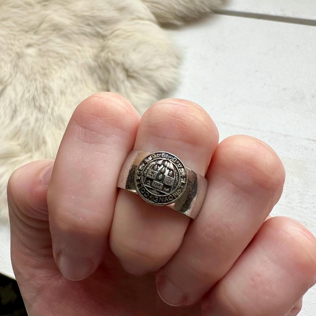 Sterling Silver Class Ring Lemoyne College Syracuse New York Ring ...