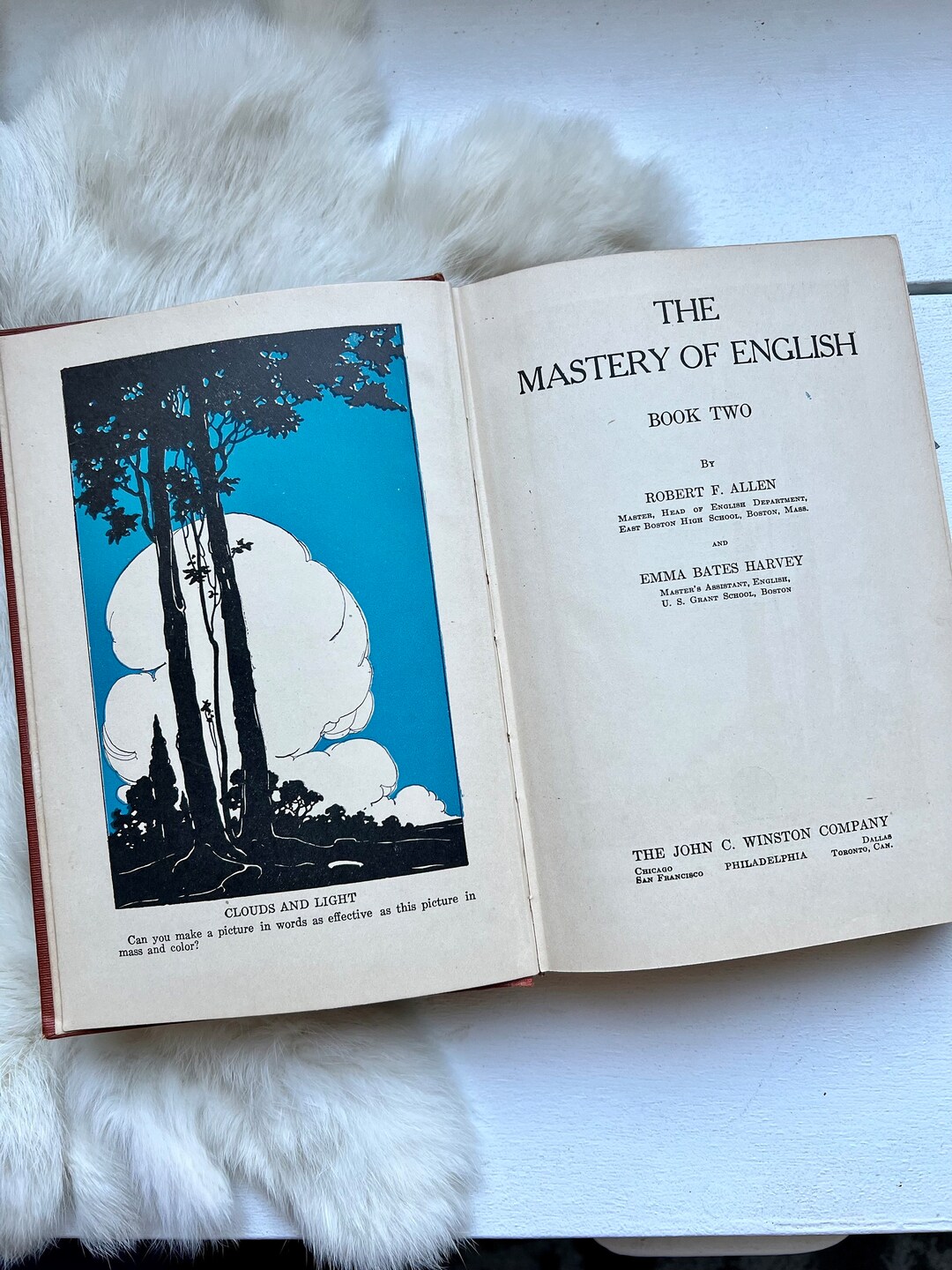 1925 Mastery of English English Antique Decor School Text Book English ...