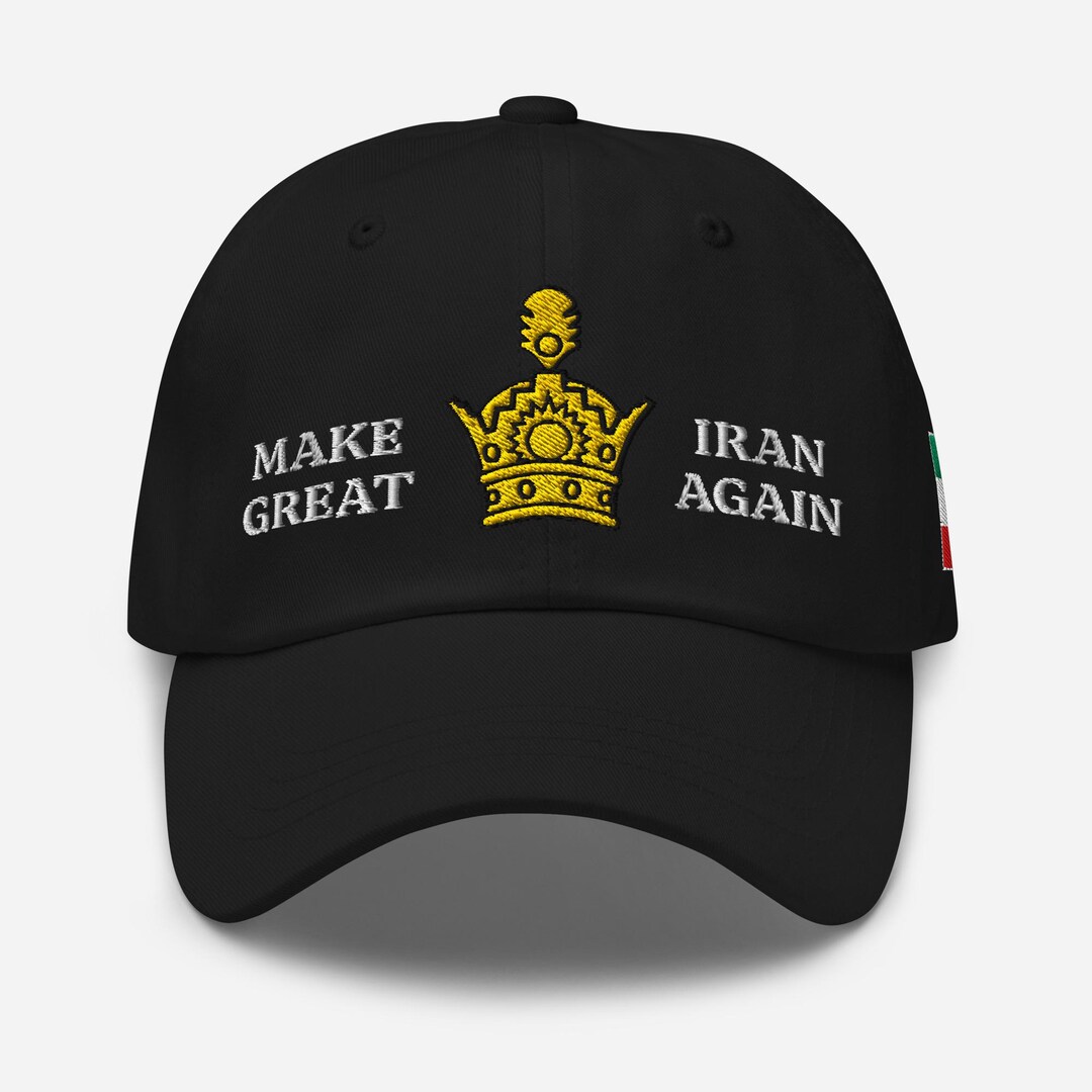 MIGA Pahlavi Crown Dad Hat – Embroidered Cap - Etsy