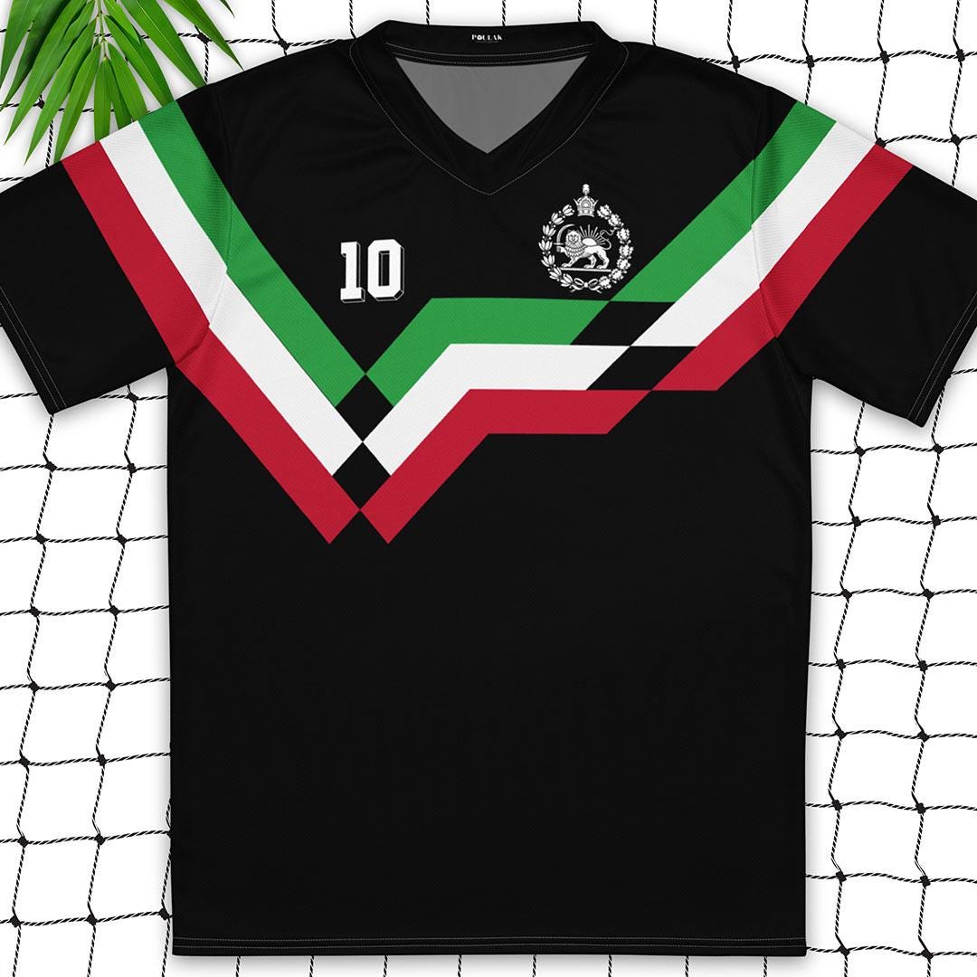 IRAN 1990 Football Jersey Recycled Unisex – Black - Etsy