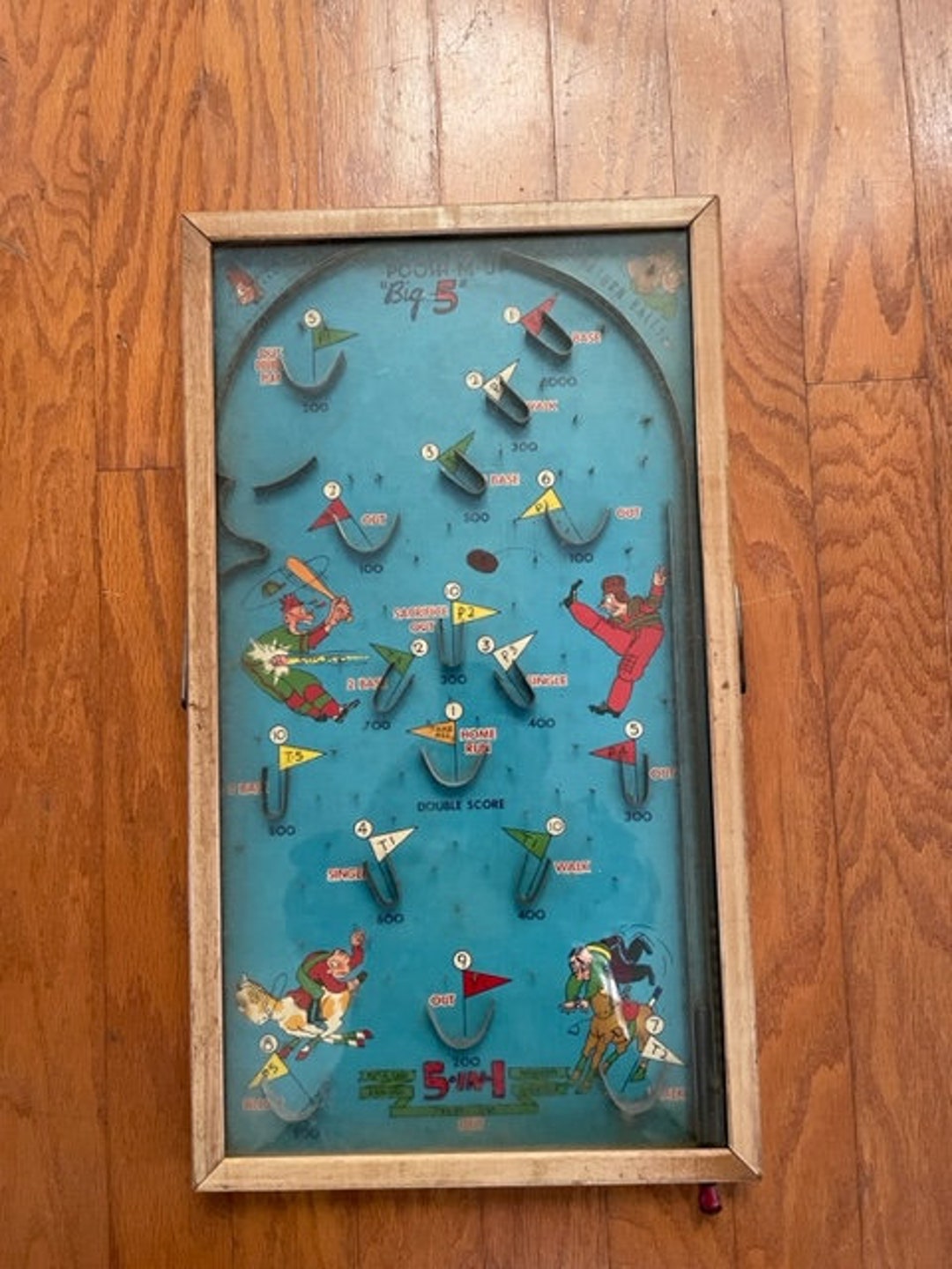 Poosh M up Big 5 Pinball Tabletop Game - Etsy