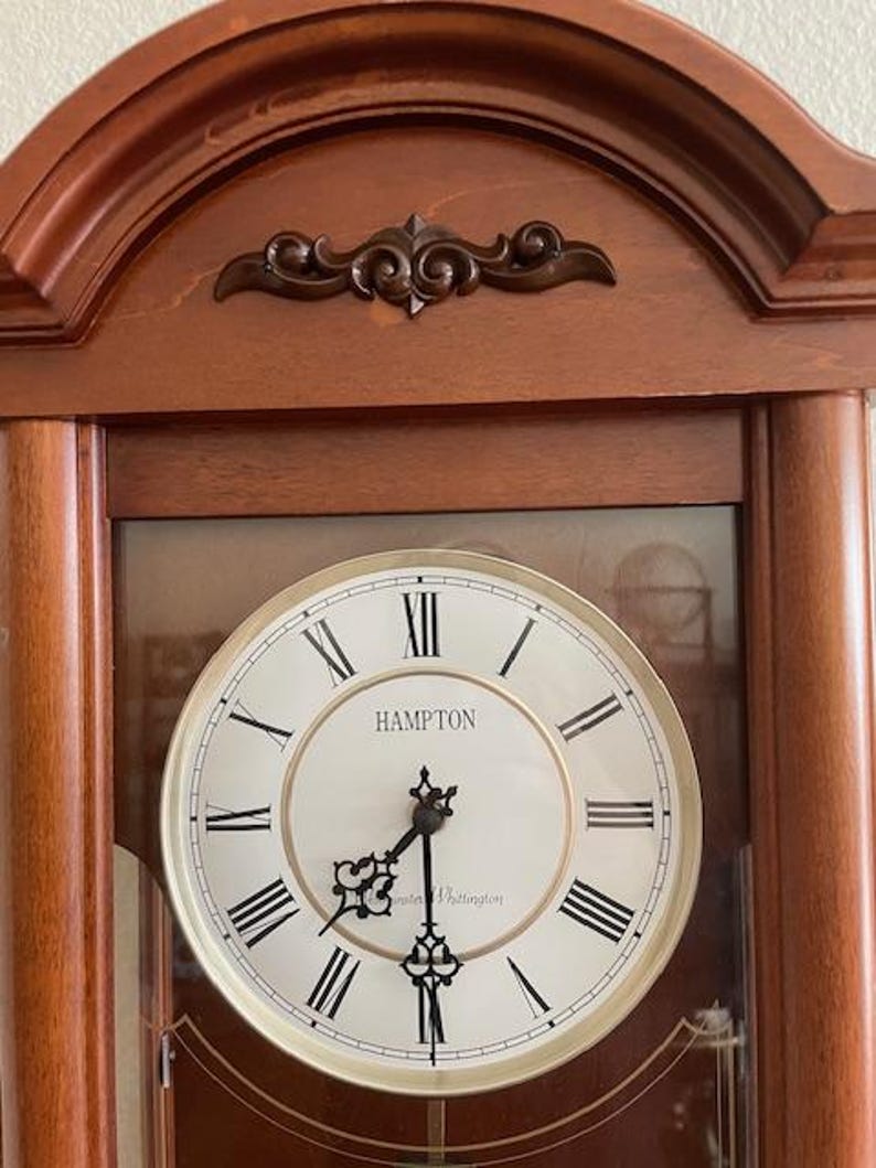 Hampton Westminster Chime Wall Clock - Schoolhouse Style - Etsy