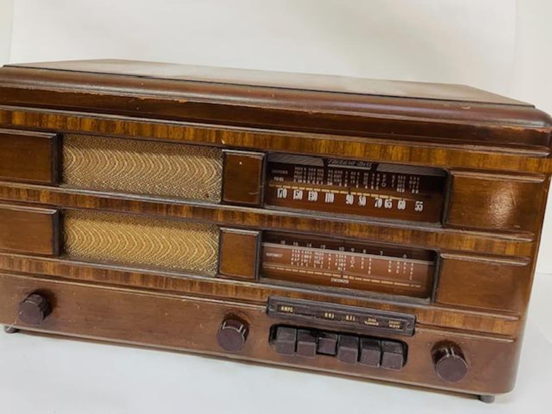 1939 Packard Bell AM/SW Model 46L Tube Radio - Etsy