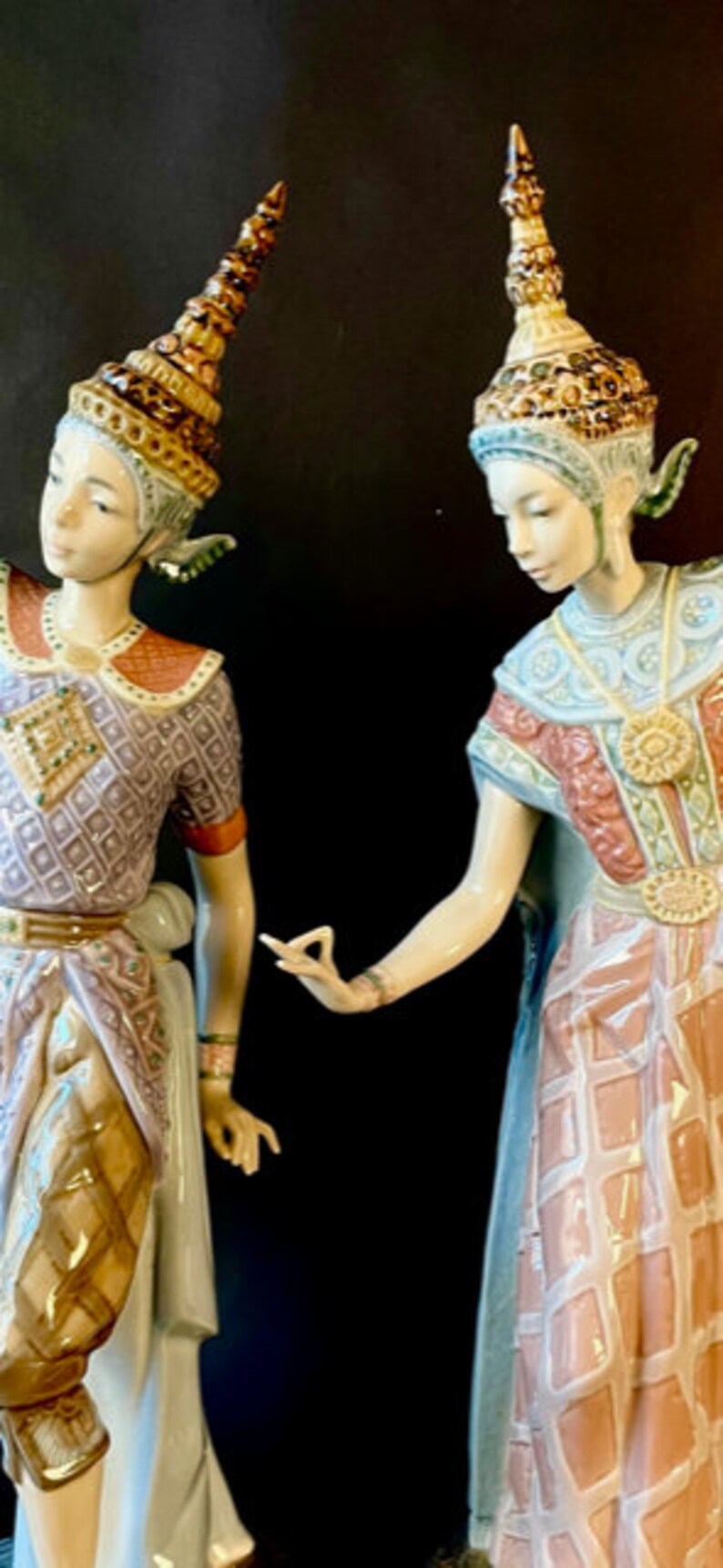 Lladro Thai/siamese Female Dancers Retired - Etsy