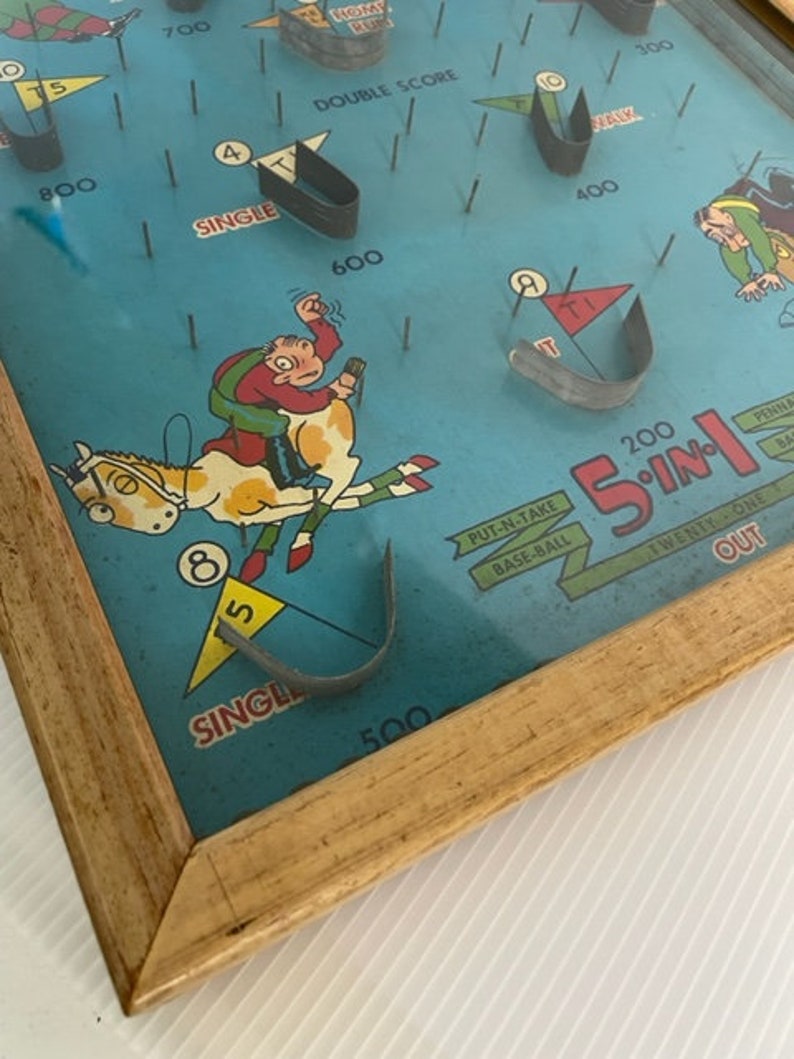 Poosh M up Big 5 Pinball Tabletop Game - Etsy