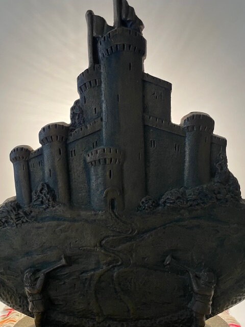 Antique 1920’s Tower Castle Radio Cone Speaker Cover Doorstop Art Cast ...