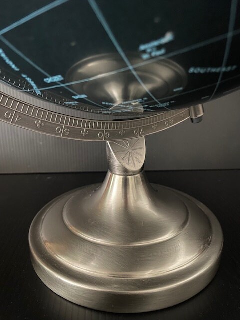 Vintage Replogle 12 Inch Desk Top Model Black World Globe With Stand - Etsy