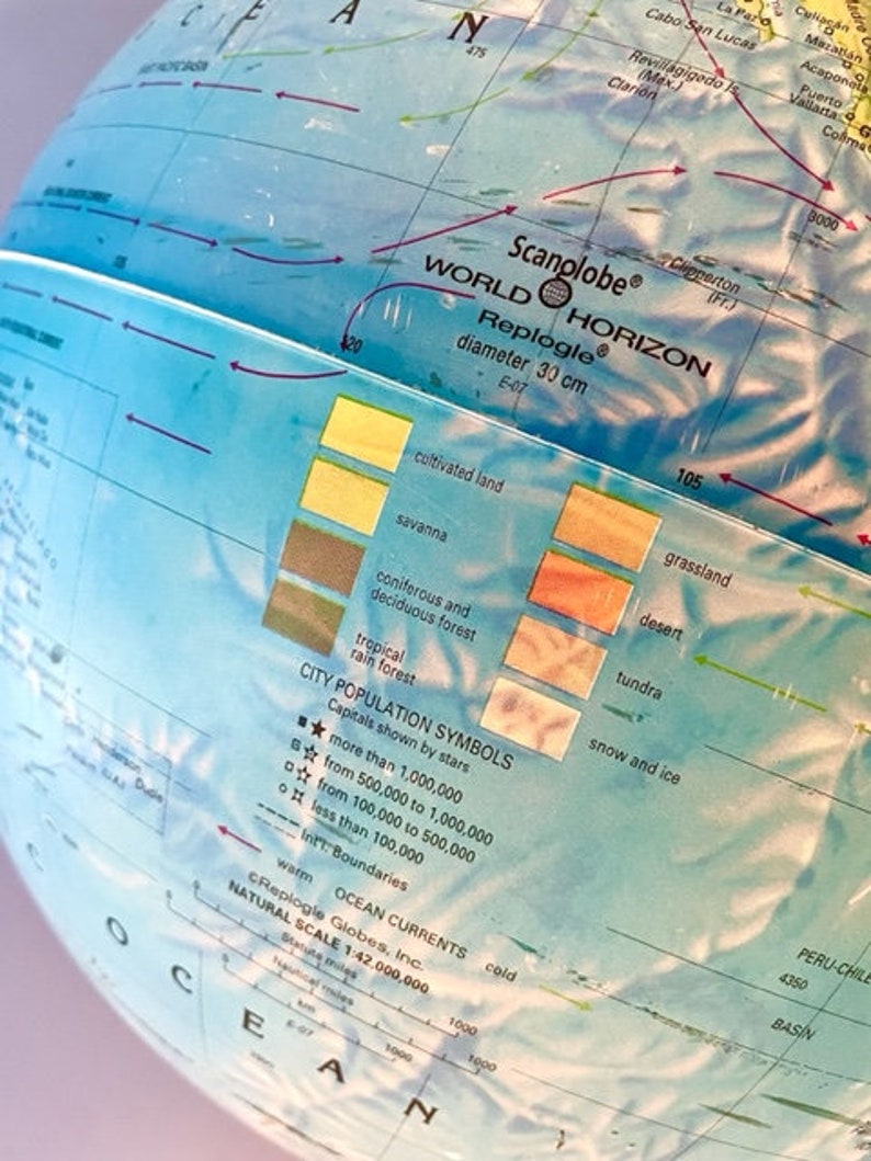 Vintage Replogle World Horizon Series Illuminated 12 Inch - Etsy