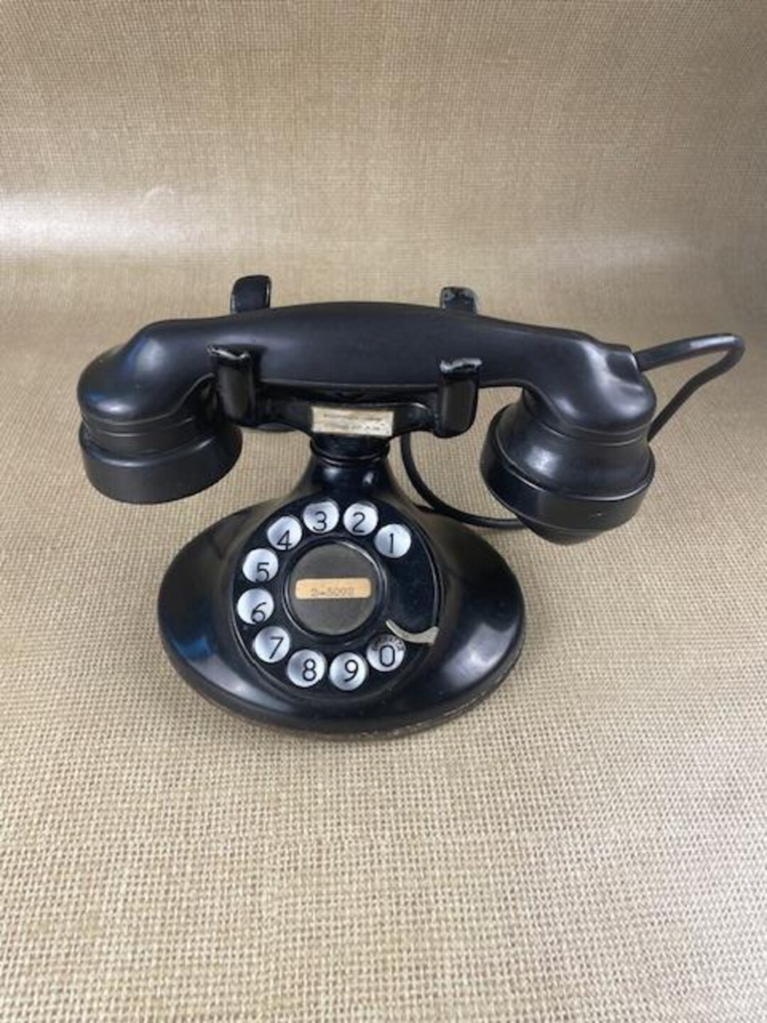1936 Western Electric Rotary Telephone - Model 202 D1 Desk Telephone ...