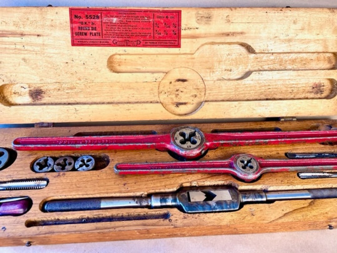 Vintage Original Greenfield Tools in Wooden Box No.5528 - Etsy
